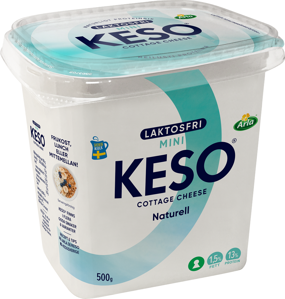 KESO® Laktosfri cottage cheese mini 1,5% 500 g | Arla