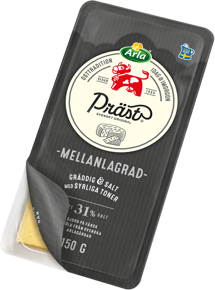 Arla Ko® Präst® skivad ost 150 g | Arla