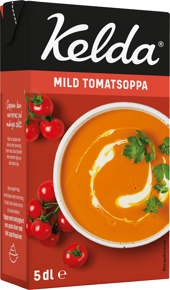 Kelda® Mild tomatsoppa 5 dl | Arla
